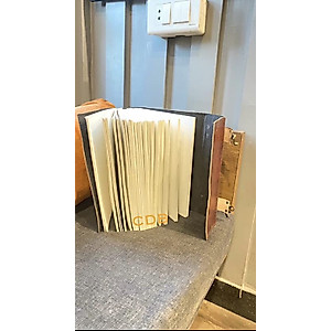 Cure De Bolso 560 Pages Large Leather Journal - Seven Chakra Diary Notebook With Stones Book Of Shadows Sketchbook Handmade Writing Notebook-7X10 Inches, Brown