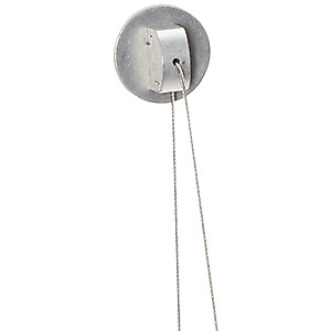 Spancraft Glass Crane Glass Shelf, Brushed Steel, 12 x 30