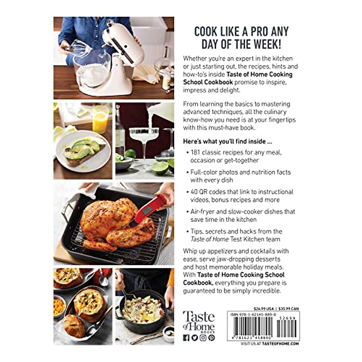 Taste of Home Cooking School Cookbook: Step-by-Step Instructions, How-to Photos and the Recipes Today's Home Cooks Rely on Most (Taste of Home Classics)
