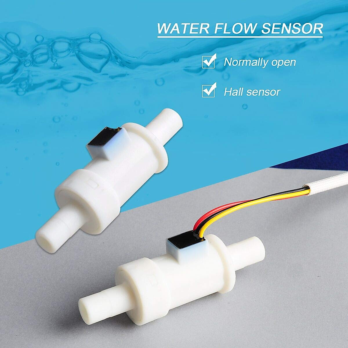 Micro flowmeter Water Purifier 9 MM flowmeter Low Start flowmeter Water Flow Meter Hall Effect Sensor Fluid Flowmeter Water Flow Counter
