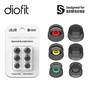 diofit/Galaxy Buds2/Buds Plus Compatible for Samsung - Multi-Flange Eartip
