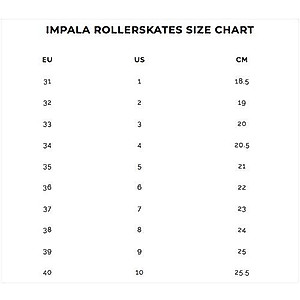 Impala Rollerskates Impala Quad Skate (Big Kid/Adult) Black 13 (US Men's 11, Women's 13) M