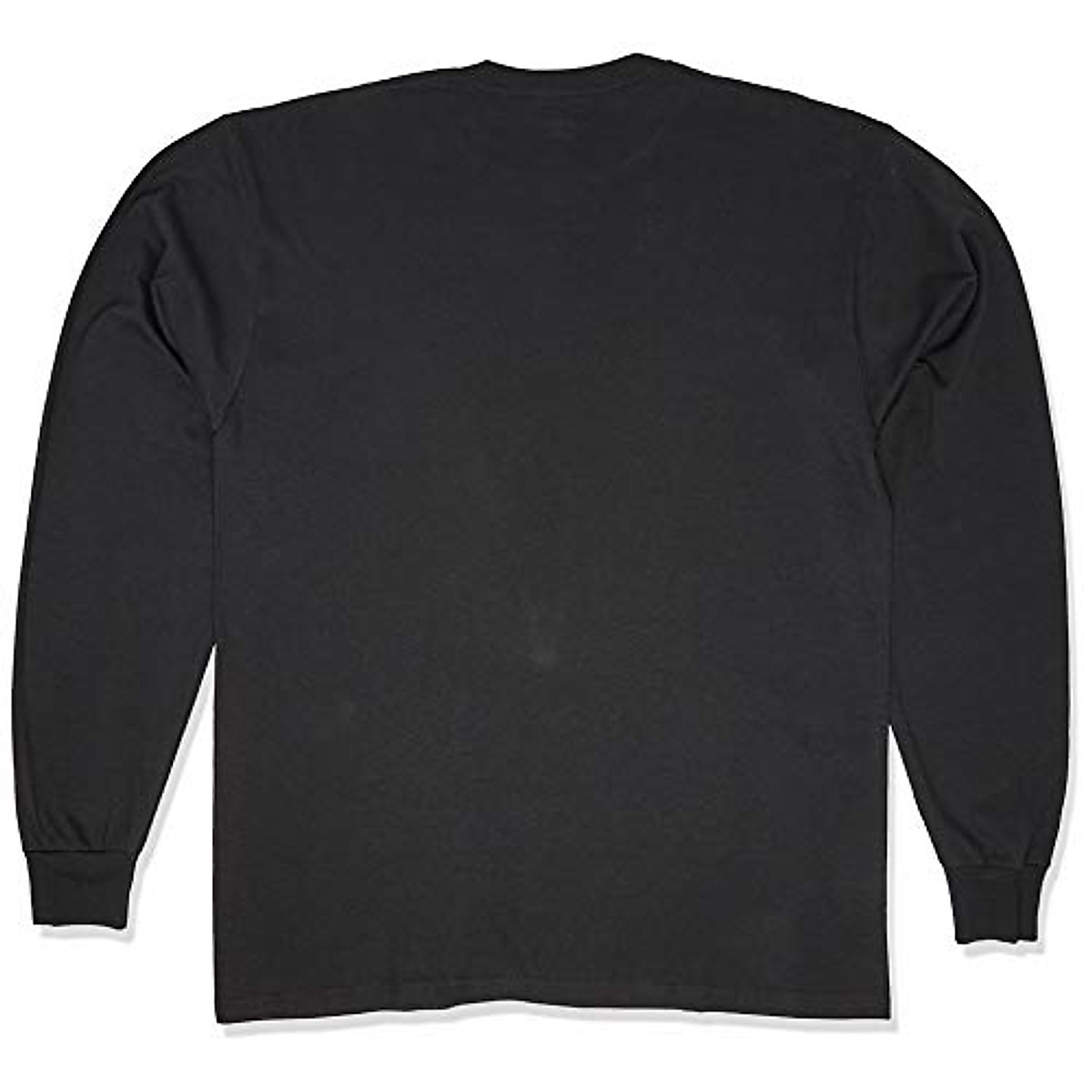 Soffe Men's Long-Sleeve Cotton T-Shirt, Black, X-Large