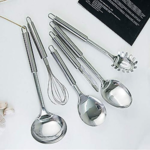 Classic 13 Pcs Stainless Steel Kitchen Utensils Spoon Skimmer Shovel Spatula Meat Fork Whisk Cooking Utensils Tableware