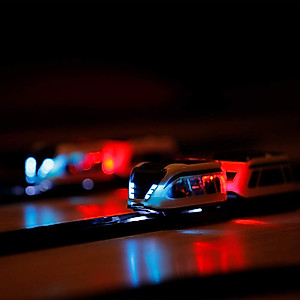 intelino Smart Train Starter Set: Award-Winning Robot Toy Train; App-Based + Screen-Free Drive Modes; 3 Free Apps for Playing and Learning; Programmable with Color Tiles, Scratch & Python; for Ages 3+