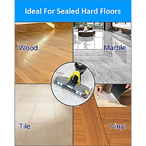 Portek Vac Mop Replacement Pads for Shark VACMOP VM252 VM250 VM200 VM190 VMP30, Upgrade Disposable Vacmop Pad Refills (10 Count, White)