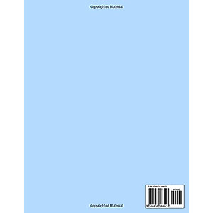 Ravenna: Personalized Mermaid Handwriting Notebook Blue Color With Blue Name Large Size 8.5'' x 11'' x 115 Pages White Paper Blank Journal Gifts for Kids - Baby and Students