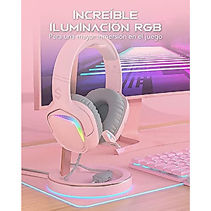 Black Shark Gaming Headset with Microphone for PS5 PS4 PC Xbox, Wired 3.5mm Gaming Headphones, Soft Memory Earmuffs Over Ear, Noise Cancelling Mic, Deep Bass Surround Headset with Mic