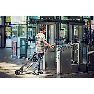 Segway Ninebot ES2 Electric Kick Scooter, Lightweight and Foldable, Upgraded Motor Power, Dark Grey Large