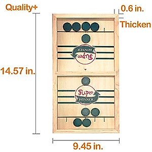 Fast Sling Puck Game,Sling Puck Game, Sling Board Games Toy,Paced Winner Board Games Toys for Kids & Adults