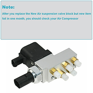 Ensun 2113200158 Air Suspension Control Valve Block Air Supply replacement for Mercedes CLS500 CLS550 E320 E350 E500 E55 E63 AMG