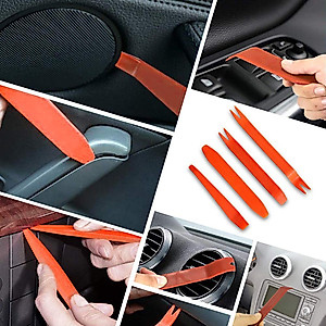 Guteauto 480Pcs Car Retainer Clips Kit Nylon Bumper 18 Most Popular Sizes Auto Fastener Rivet Clips - with Fastener Remover and Door Trim Panel Clips for GM Ford Toyota Honda Chrysler