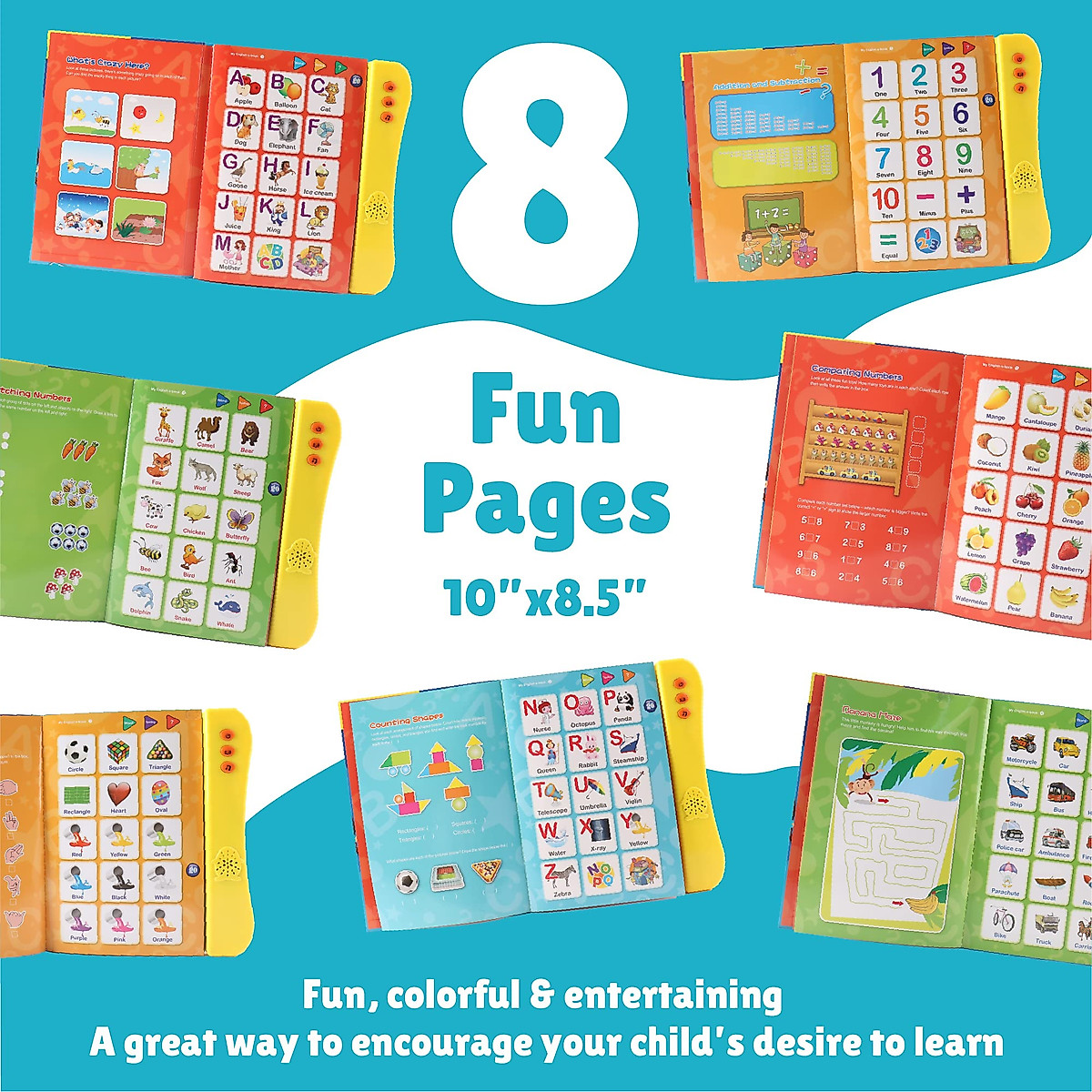 Preschool Learning Activities Book: Educational Toys for Toddlers 1-3, Toddler Learning Toys, Kids Books 3-5 - Ideal Learning Toys for 4 Year Old Boys & Girls