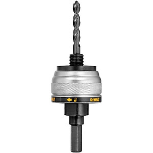 DEWALT DW1810 3/8-Inch Quick Change Mandrel (9/16-Inch to 1-3/16-Inch), Black, 3/8 in