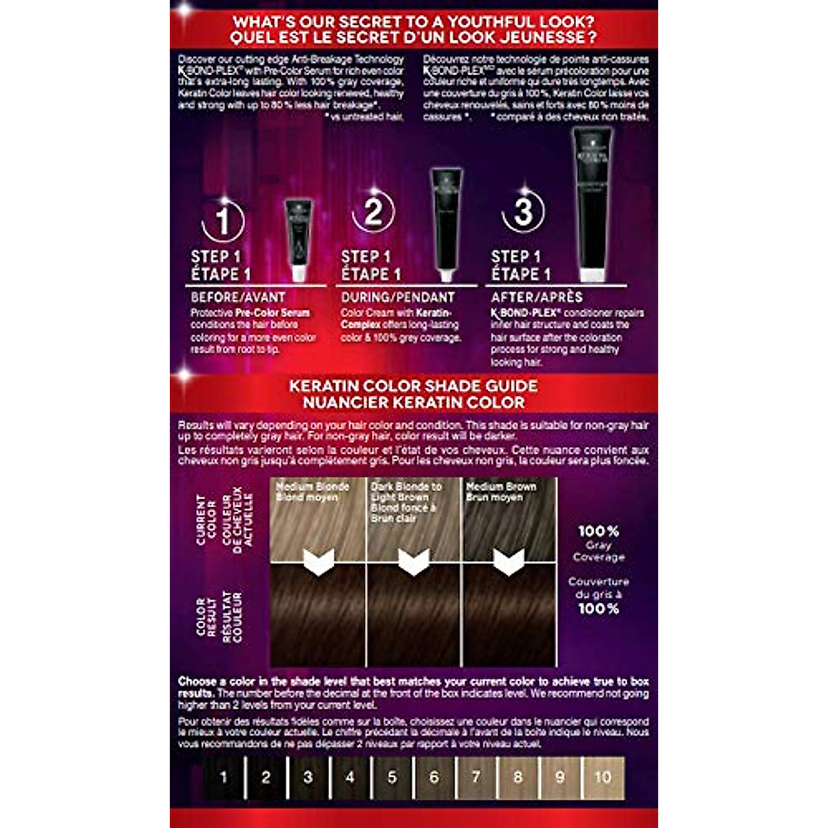 Schwarzkopf Keratin Color Permanent Hair Color Cream, 4.0 Cappuccino, 1 Count