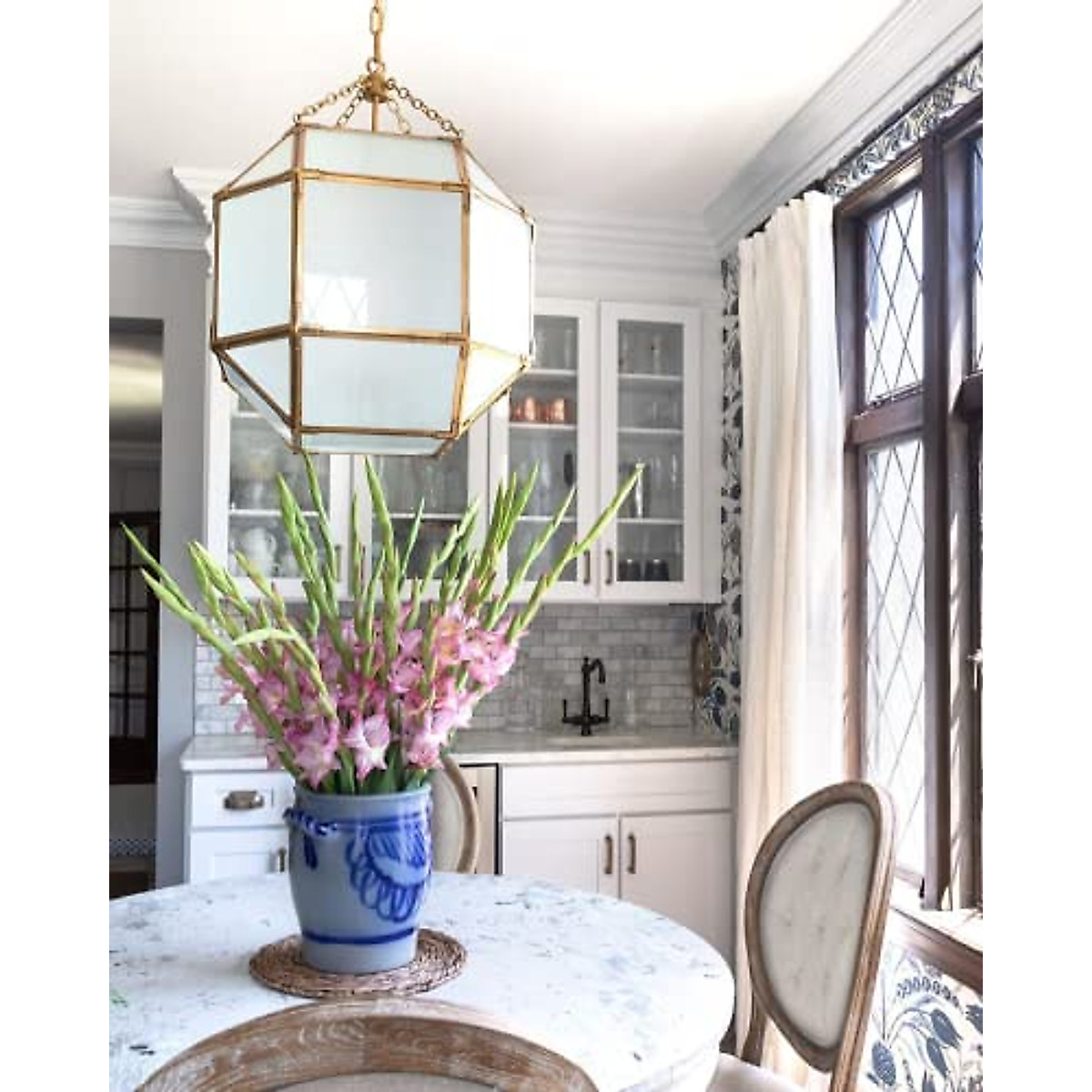 2xhome - French Country Vintage Chic Style Dining Side Chair with Upholstered Linen Welted Fabric and Elegant Natural Rustic Wood Frame - Tufted Button Oval Back