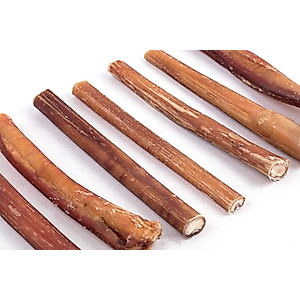 Kopo Bully Sticks 7-inch (25 Pack) - Odor Free Natural Dog Treats - 100% Beef, Fully Digestible, Long Lasting, No Hide Dog Chews
