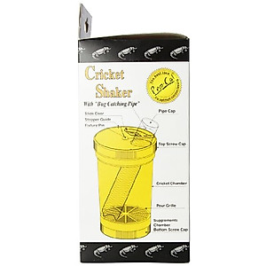 Rep-Cal SRP00500 Cricket Shaker with Bug Catching Pipe Reptile Vitamins and Supplements