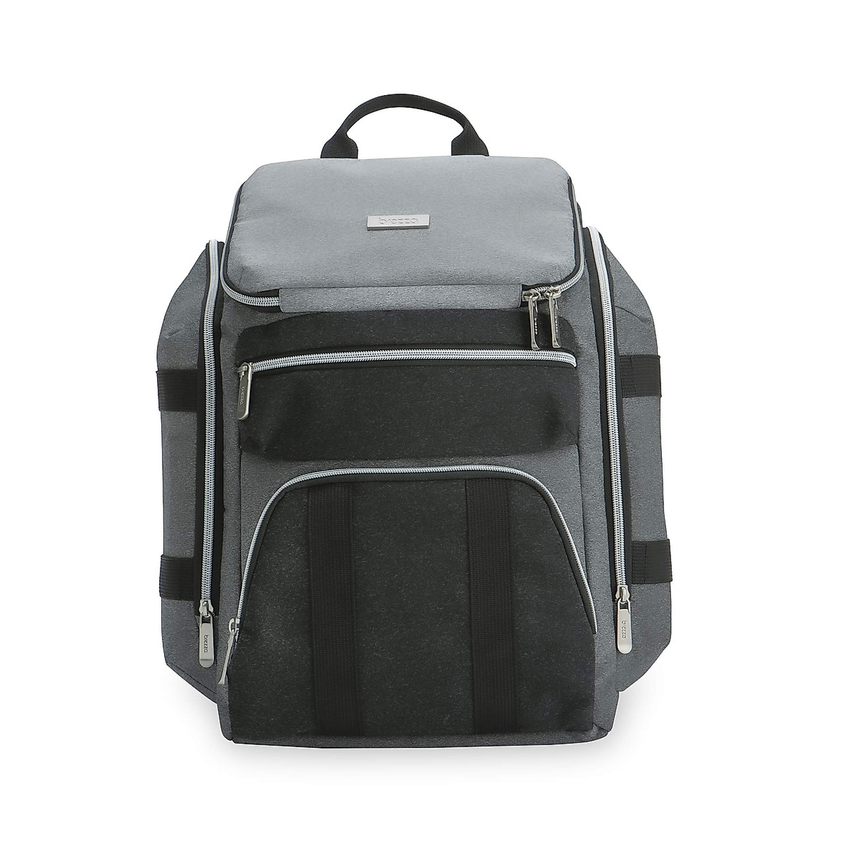 Baby Brezza Ultimate Changing Station Baby Diaper Bag Backpack - Extra Large Capacity Design with 17 Pockets, Perfect for 1 Baby or Twins, Grey