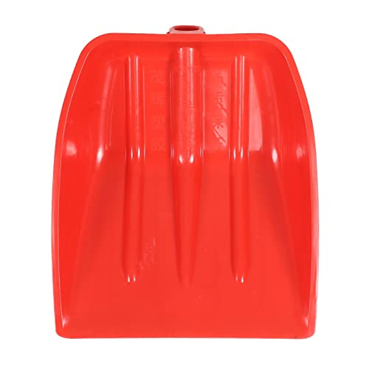 Emoshayoga Plastic Garden Shovel, Snow Shovel PP Red for Agriculture for Street Sweeper for Fallen Leaves(41 X 35cm / 16.1 X 13.8in)