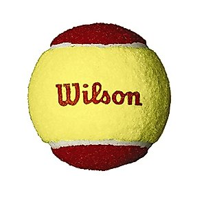 WILSON Youth Tennis Balls - US Open Red, Single Can (3 Balls)