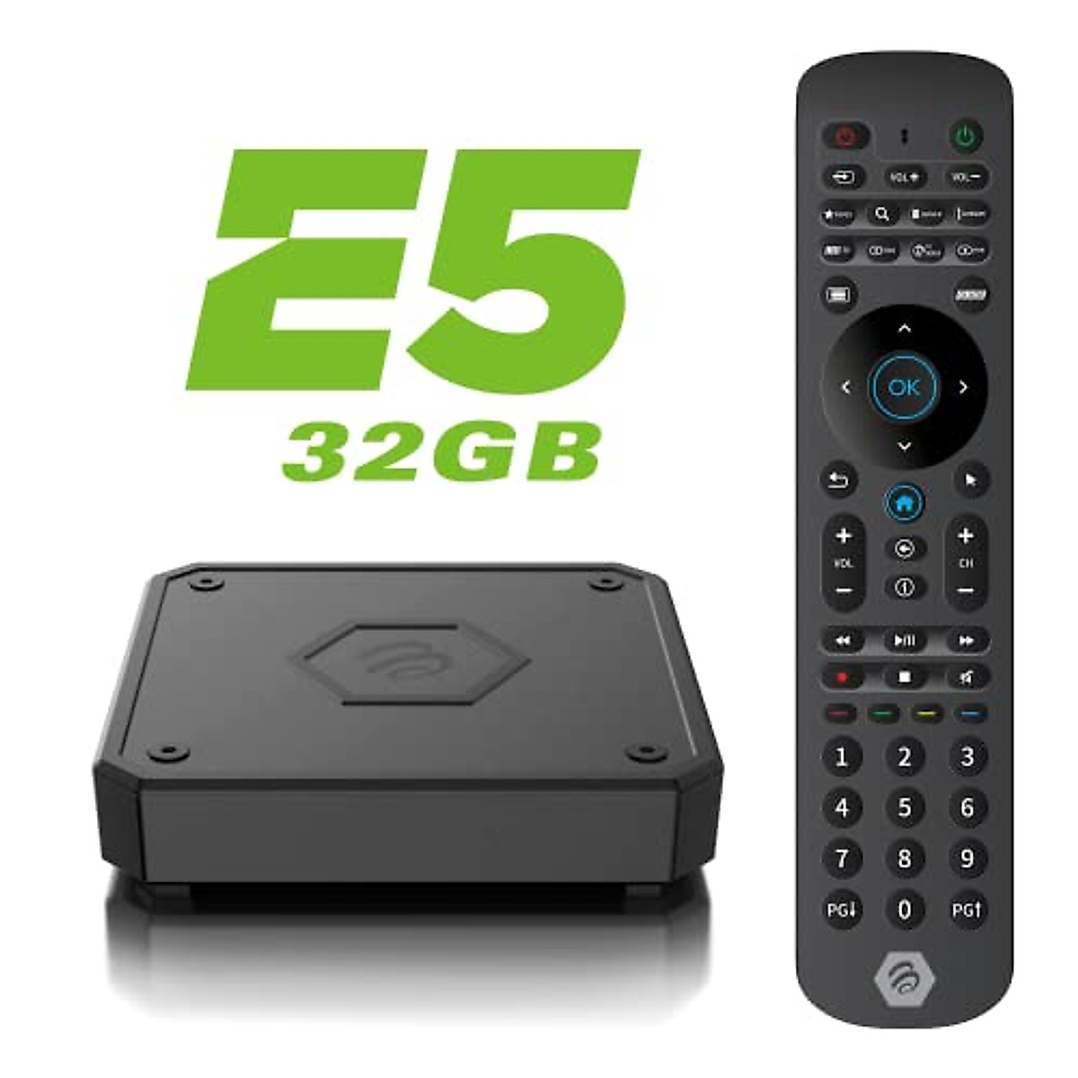 BuzzTV E5 TV Box - Android OS 11 - Amlogic S905X4 Quad-core 64bit Cortex - A55-2GB DDR - 32GB eMMC