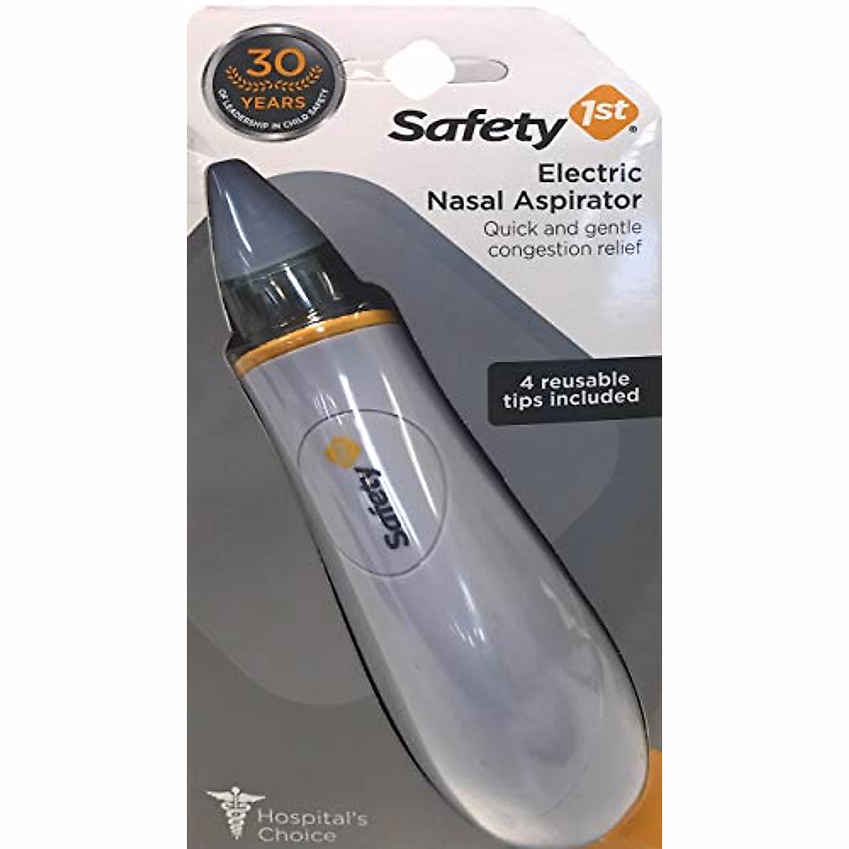 Safety 1st Electronic Nasal Aspirator, Pearl & Grey