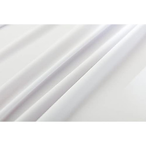 KULLAMEE 2pcs White Lash Bed Cover Fitted for 6FT Lash Table or Massage Bed Lash Extension Bed Spandex Bed Cover (White/Cream 2)