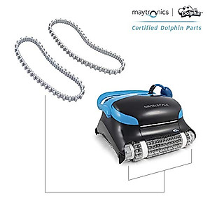 Dolphin Genuine Replacement Part - Nautilus CC Plus Robotic Pool Vacuum Cleaner Tune-up Kit with Replacement Filters, Brushes, Climbing Rings, and Tracks