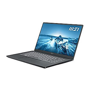 2022 MSI Prestige 15 A12UD-005 (i7-1260P, 16GB RAM, 2X 512GB NVMe SSD, RTX 3050Ti 4GB, 15.6" FHD, Windows 11 Pro) Professional Laptop - Carbon Gray