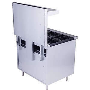 Kratos 29Y-044-LP 36" Gas Range, 6 Burners, 210,000 BTU Output, Liquid Propane Gas