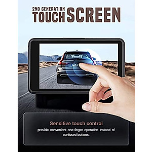 iiwey S3- Upgraded 4K Dash Cam Built with WiFi GPS UHD 2160P Dashboard Camera Recorder, 3" IPS Touchscreen, 170° Wide Angle, WDR, Night Vision, SD Card Included