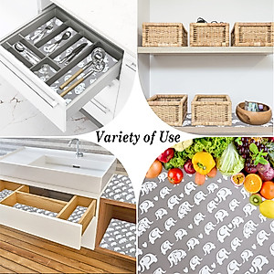 Shelf Liners for Kitchen Cabinets Non Adhesive 20 Inch Wide X 20 Ft Kitchen Cabinet Drawer Liners Waterproof Refrigerator Liners Thickened Cupboard Protector Liner for Bathroom Dresser Pantry