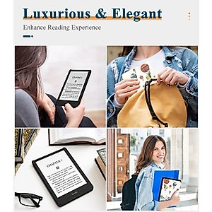 Dadanism Case Fits Amazon 6.8" Kindle Paperwhite(11th Generation 2021 Release), Casing Shell Cover with Auto Wake/Sleep for Kindle Paperwhite Signature Edition and E-Reader Protector, City Balloon