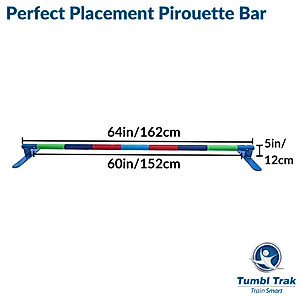 Tumbl Trak Perfect Placement Pirouette Gymnastic Low Floor Bar