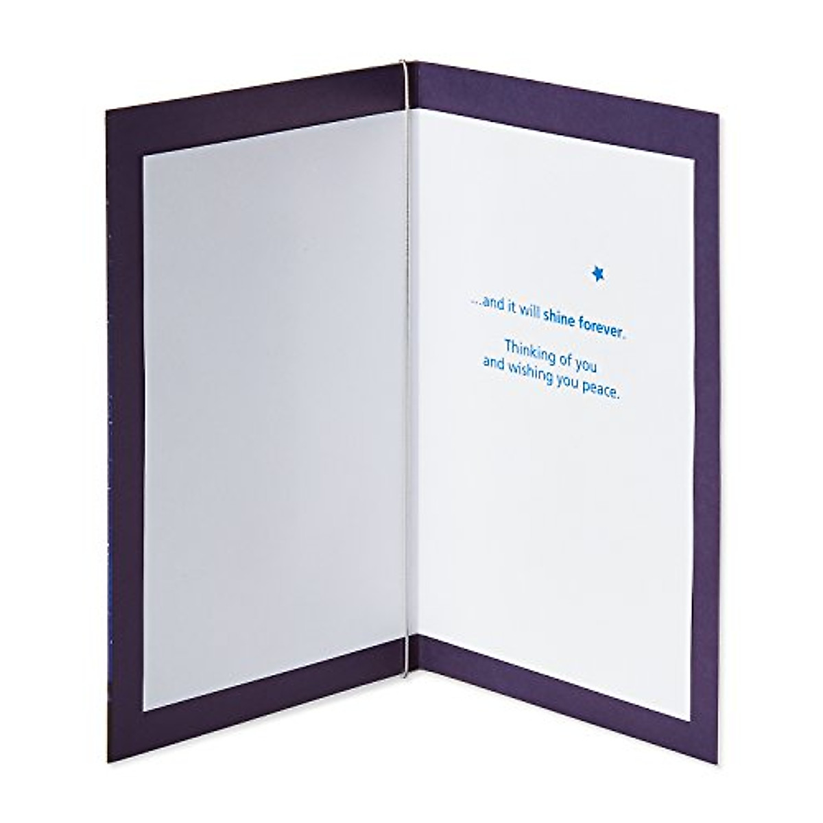 American Greetings Sympathy Card (New Star, Shine Forever)