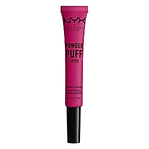 NYX PROFESSIONAL MAKEUP Powder Puff Lippie Lip Cream, Liquid Lipstick - Teenage Dream (Hot Pink)