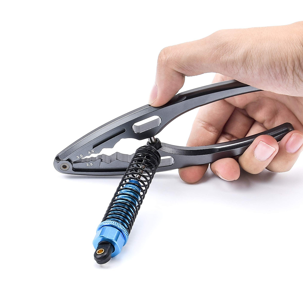 ZeckTeck RC Shock Clamp Shaft Pliers Aluminum Multi Assembly Disassembly Tool for RC Car