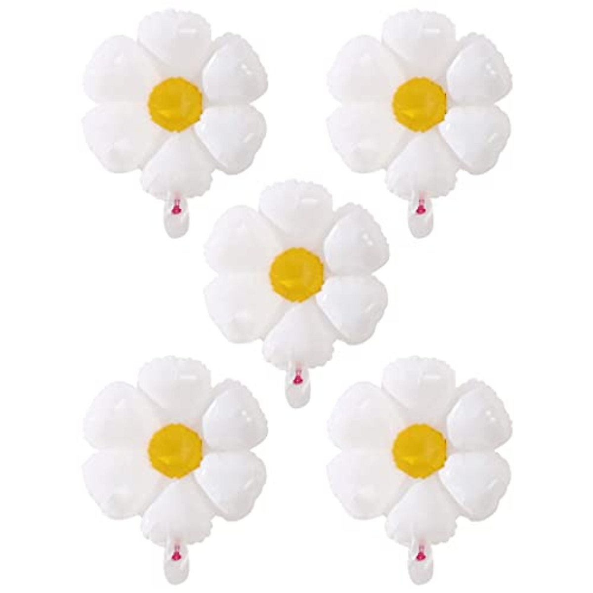 White Daisy Balloon - Daisy Baby Shower, Daisy Bridal Shower, White Wedding, Daisy Balloon Garland, Two Groovy, Five is a Vibe, Groovy One Decoration (DAISY BALLON)