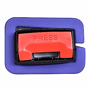 BPA-FREE Buckle Booster (Short Model, With Side Slit), Raises & Stabilizes Your Buckle - Fasten Your Car Seat Belt Easily - Innovative Design Snaps Around Receptacle - Fun Kid Safety Stickers (5-Pack)