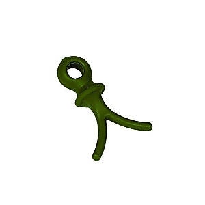 Pine Ridge Archery Wishbone Bow String and Cable Dampener, 14 Grains, Noise, and Vibration Reducer, Compatible with Crossbows and Compound Bows, Olive Green, Pack of 4