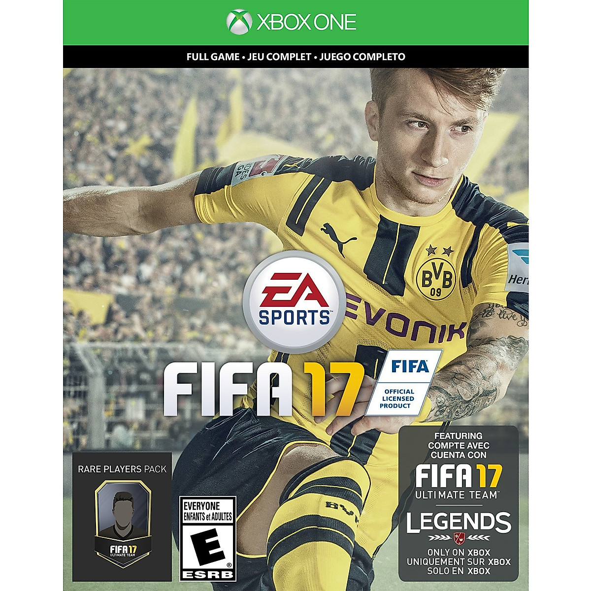 Microsoft Xbox One S FIFA 17 Bundle (500GB) - Game Pad Supported - Wireless - White - AMD Radeon Graphics Core Next - 3840 x 2160-16:9-2160p - Blu-ray Disc Player - 500 GB HDD - Gigabit Ethernet -