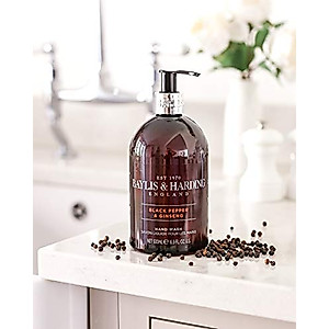 Baylis & Harding Mens Black Pepper & Ginseng 16.9 Ounces Hand Wash, Pack Of 3
