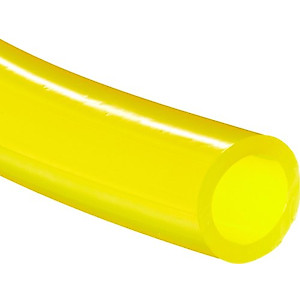 Tygon F-4040-A PVC Fuel And Lubricant Tubing, 3/32" ID, 3/16" OD, 3/64" Wall, 50' Length, Yellow