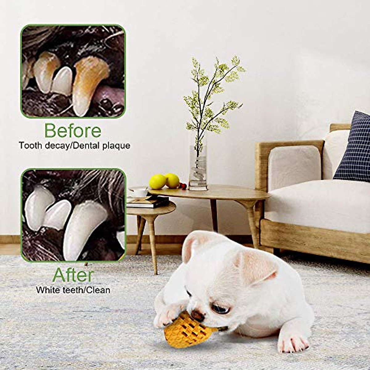 LPHSNR Pineapple Dog Toys for Large Dogs Aggressive Chewers Puppy, Indestructible Dog Chew Toys for Small Medium Dogs, Tough Dog Puzzle Toys Treat Dispensing Durable Dog Toys Teeth Clean