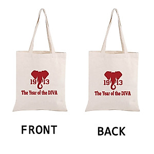 Sorority Tote Bag 1913 The Year of the Diva Tote Bag Gift Greek Sorority Sister Gift (Year of the Diva Tote B)