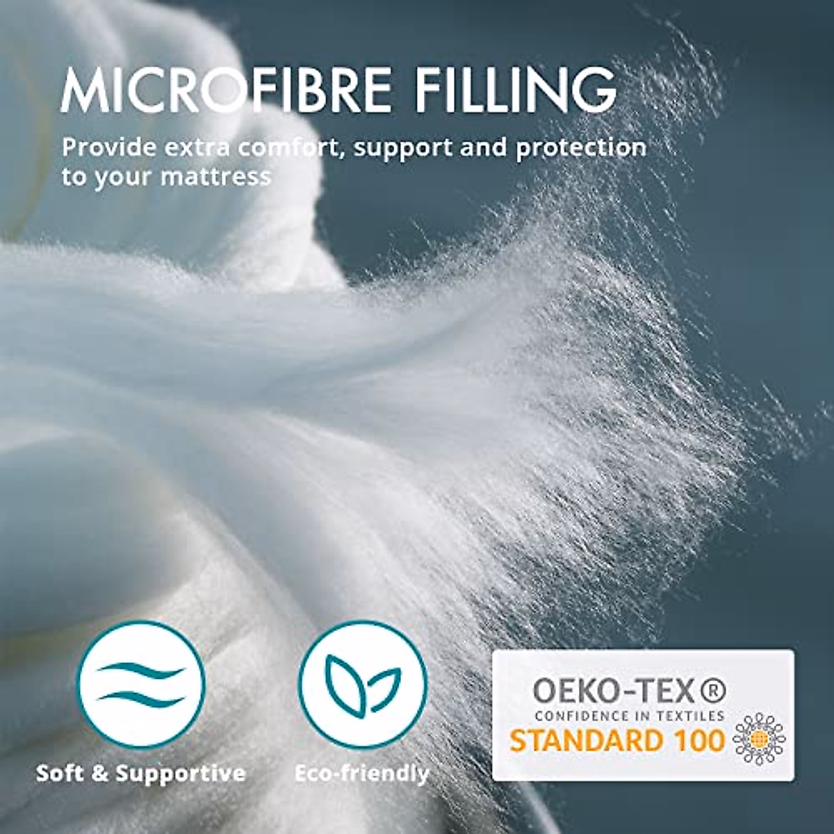 YUGYVOB Queen Mattress Pad, Pillow Top Cooling Mattress Topper with 8"-20" Deep Pocket, 600GSM Thick Bed Topper Mattress Cover Protector, Quilted Down Alternative Fill