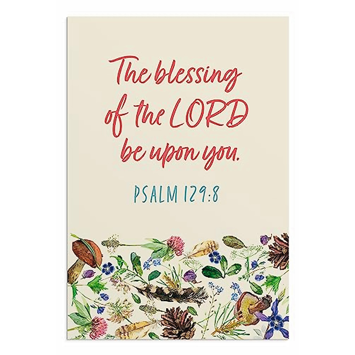 DaySpring - We Give Thanks - 4 Nature Design Assortment with Scripture - King James Version - 12 Thank You Boxed Cards & Envelopes (U0061)