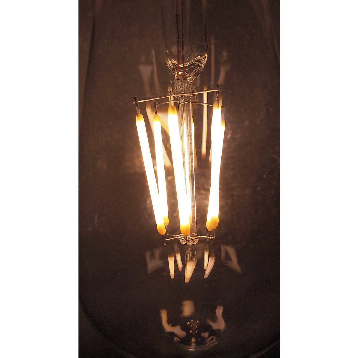 12Vmonster DC 12V 6 Watt Warm White 2700k LED Edison Filament A60 A19 Light Bulb E26 E27 Medium Base Lamp DC 12V 24V 36V Camping RV Cabin DC Battery Bank System Lighting Tesla Powerwall Motor Home PV