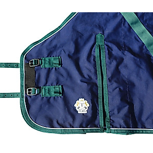 T TEKE Deluxe Horse Canvas Sheet for Snug and Clean in Stable, or as a Blanket Liner. (Size Range 51"-87" Including Mini Horse)